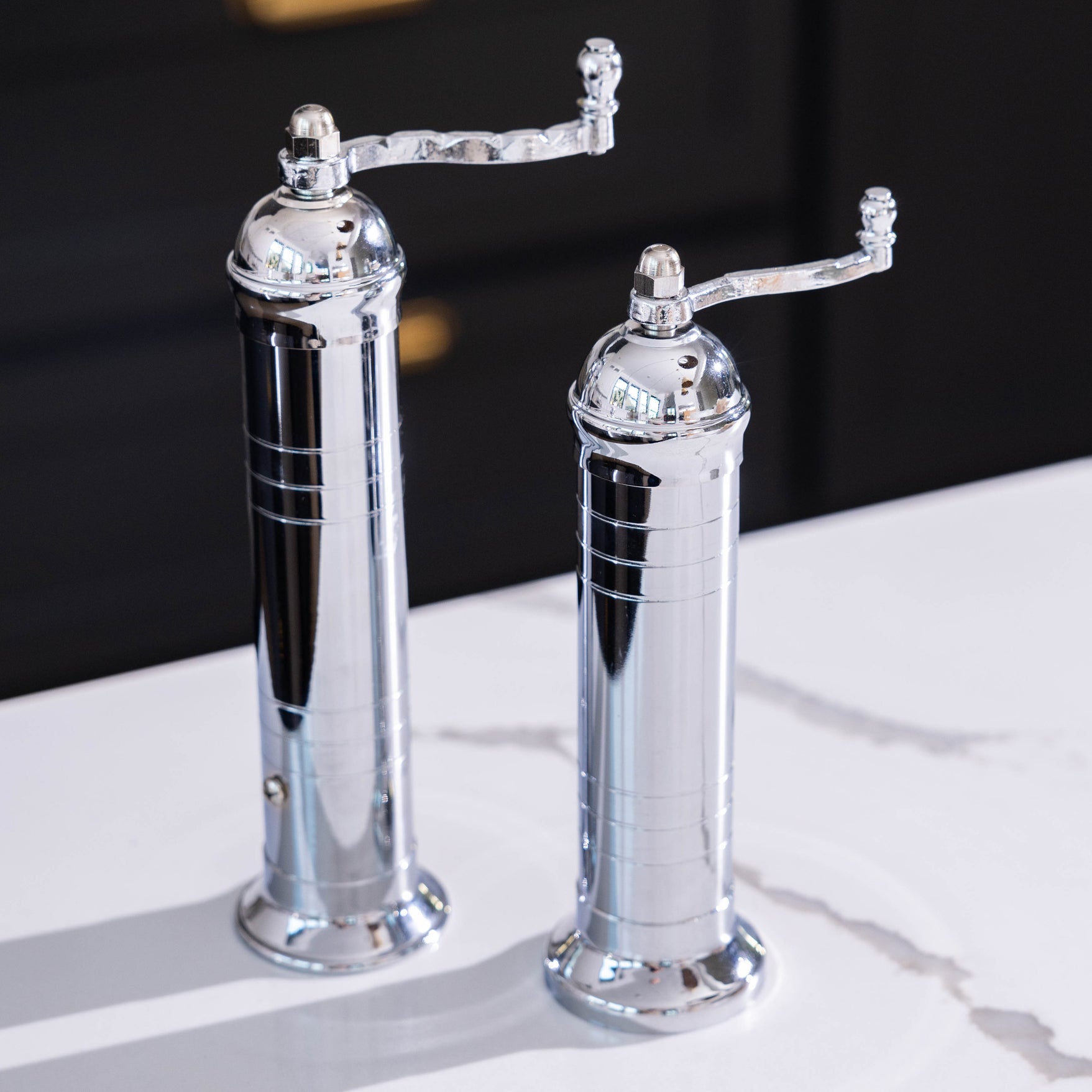 Chrome Salt & Pepper Mills – Modern Locke