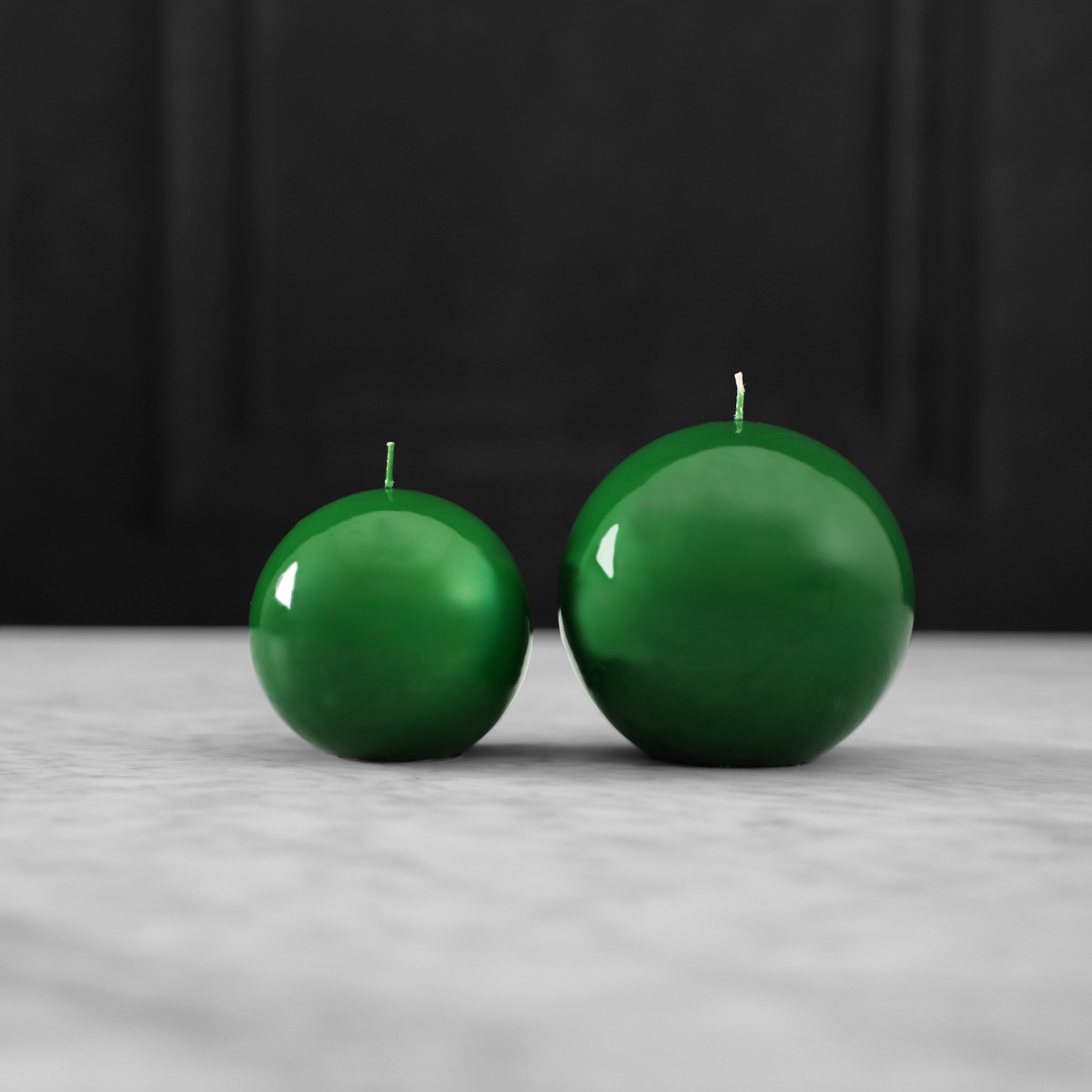 Green Lacquer Ball Candles – Modern Locke
