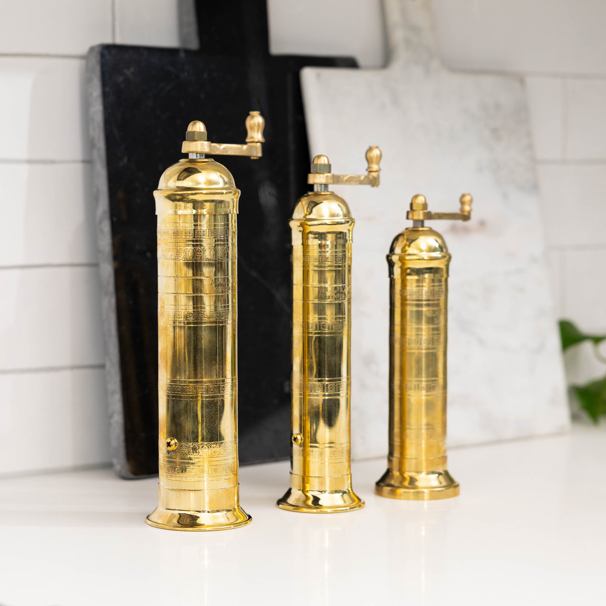 Brass Salt & Pepper Mills – Modern Locke