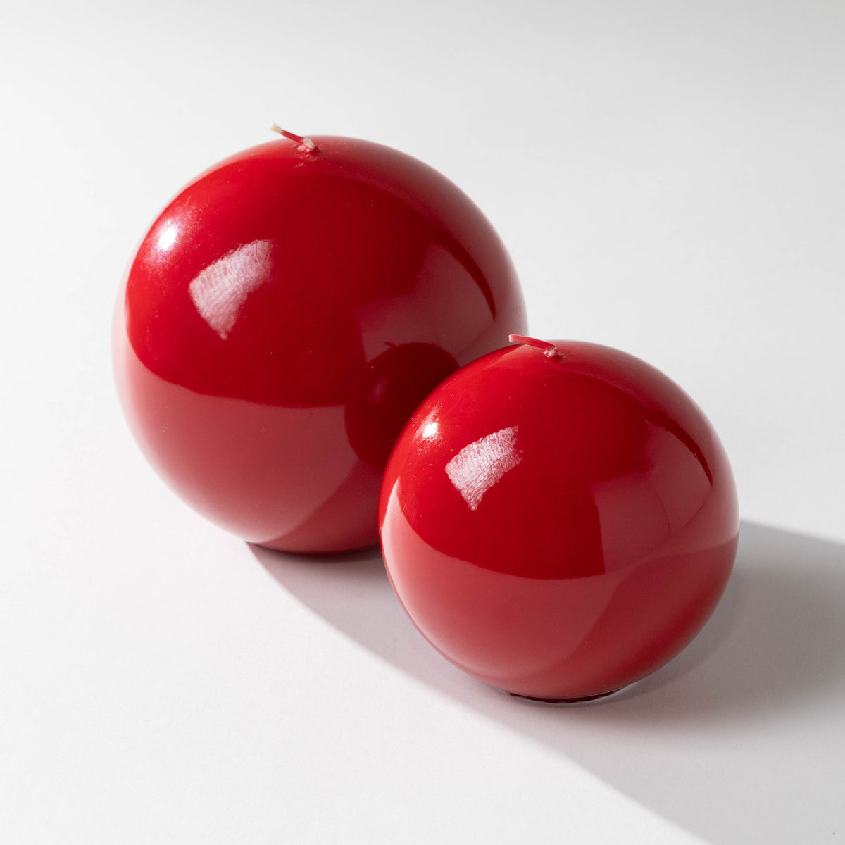Red Lacquer Ball Candles – Modern Locke
